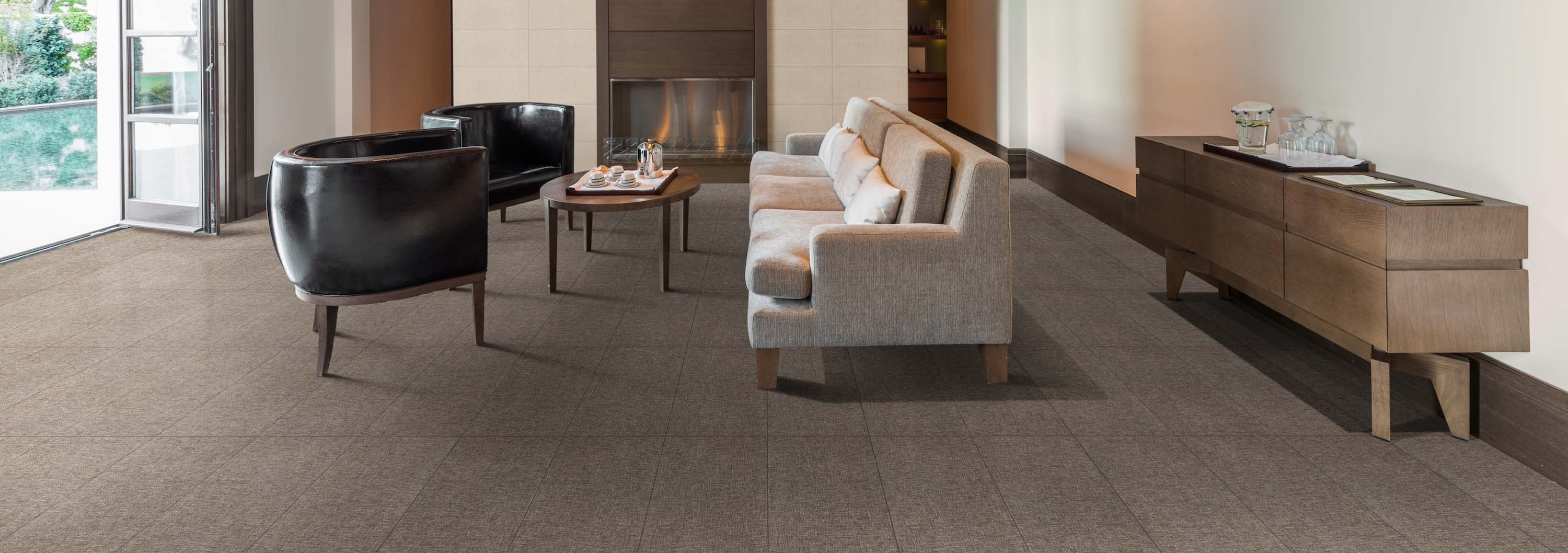 Fabric-look tiles at VIRGINIA tile store. Add Soft Texture Feel